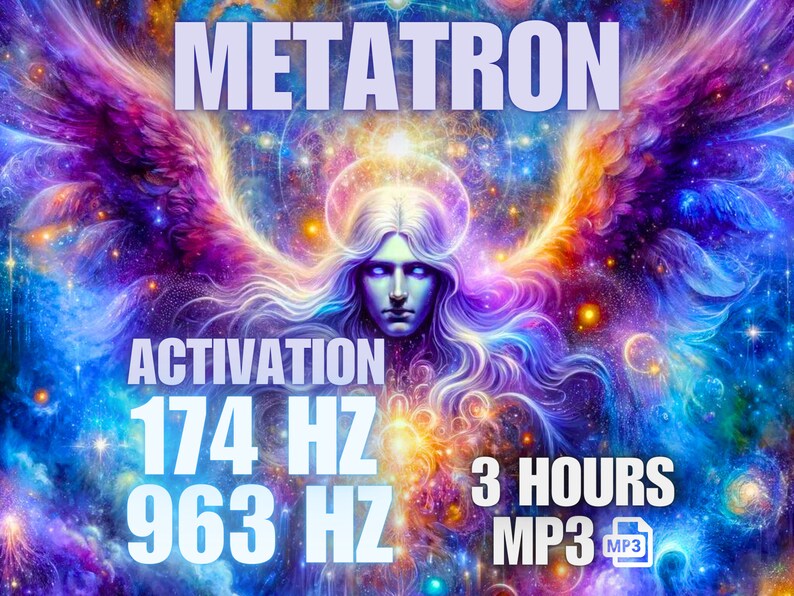 Metatron Activation Sacred Geometry and Knowledge 174 Hz 963 Hz 3-hour ...