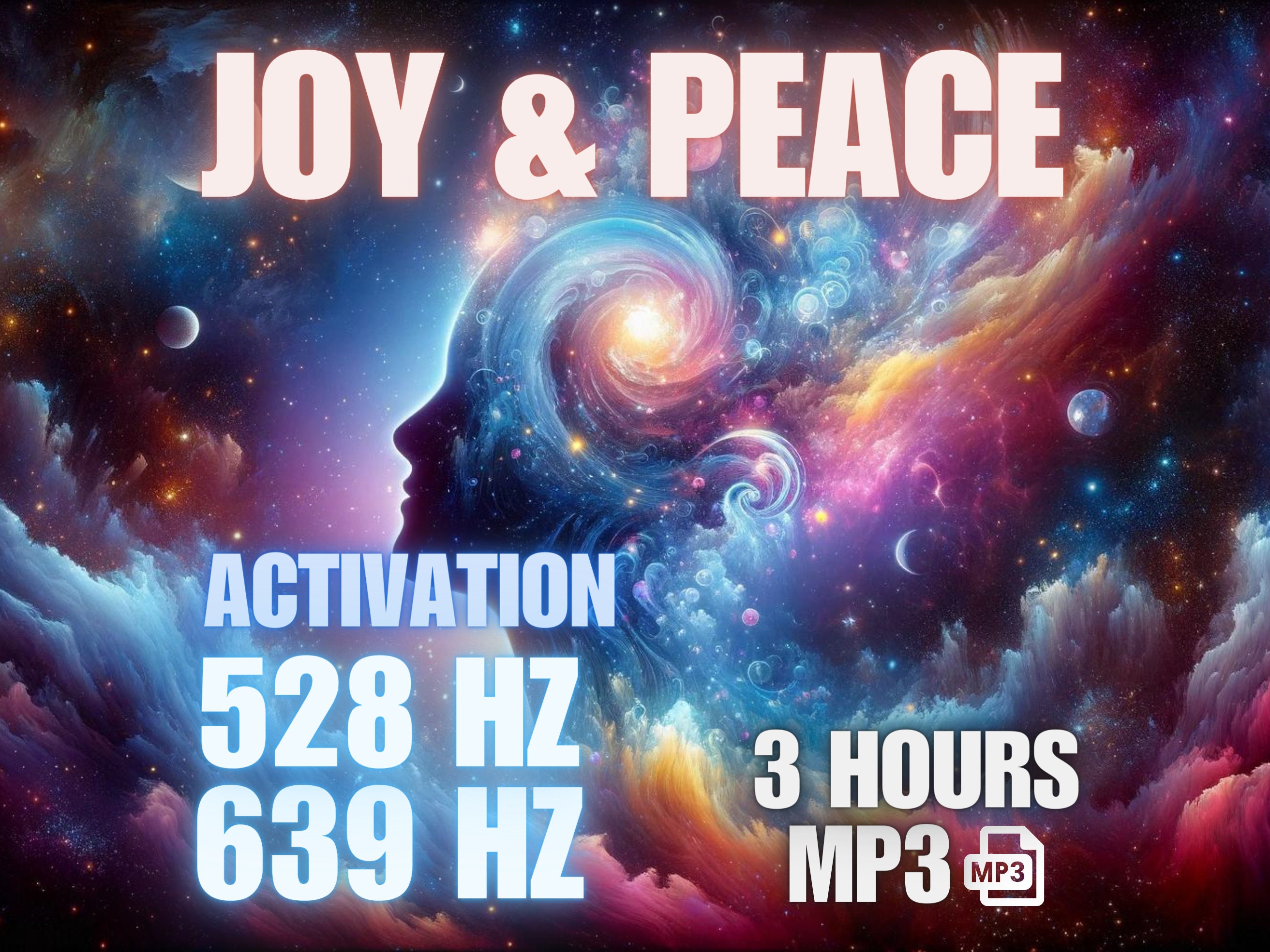 Joy & Peace Mind Attunement - Serenity and Happiness 528 Hz 639 Hz (3-hour MP3) Dna Activation ...