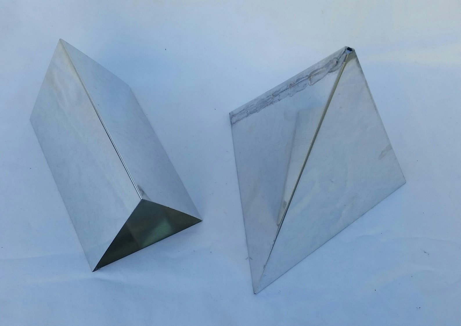 3 Sided Pyramid Candle Mold W/stand - Etsy