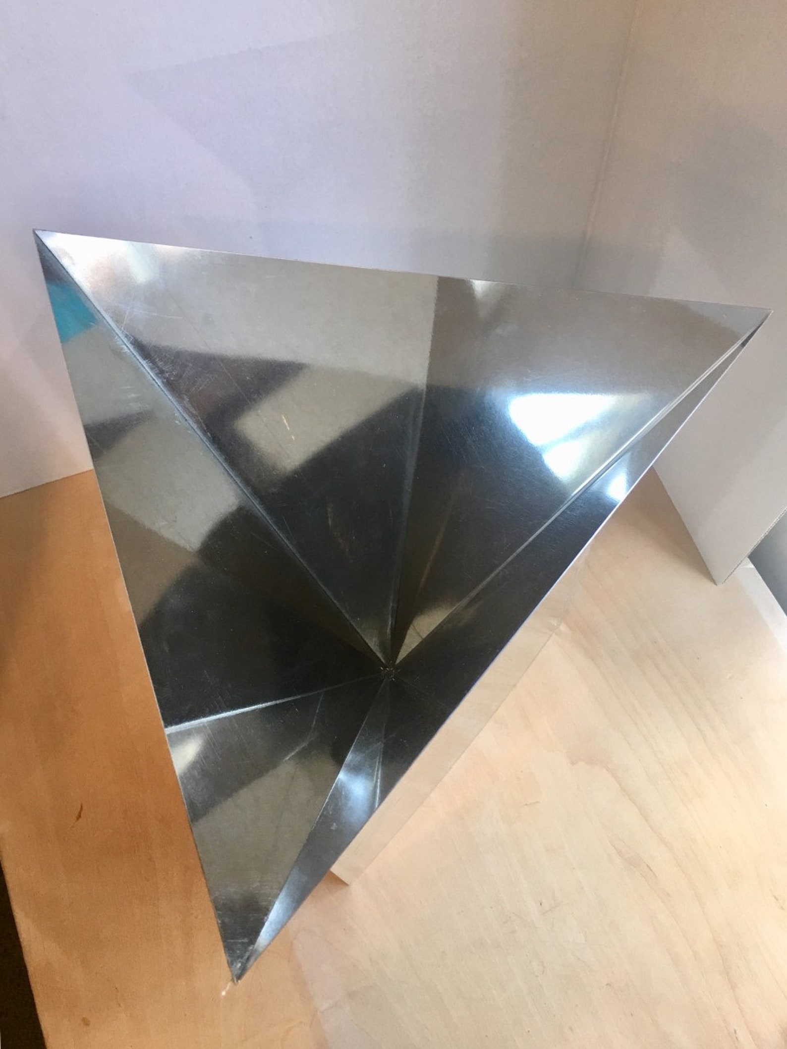 3 Sided Pyramid Candle Mold W/stand - Etsy