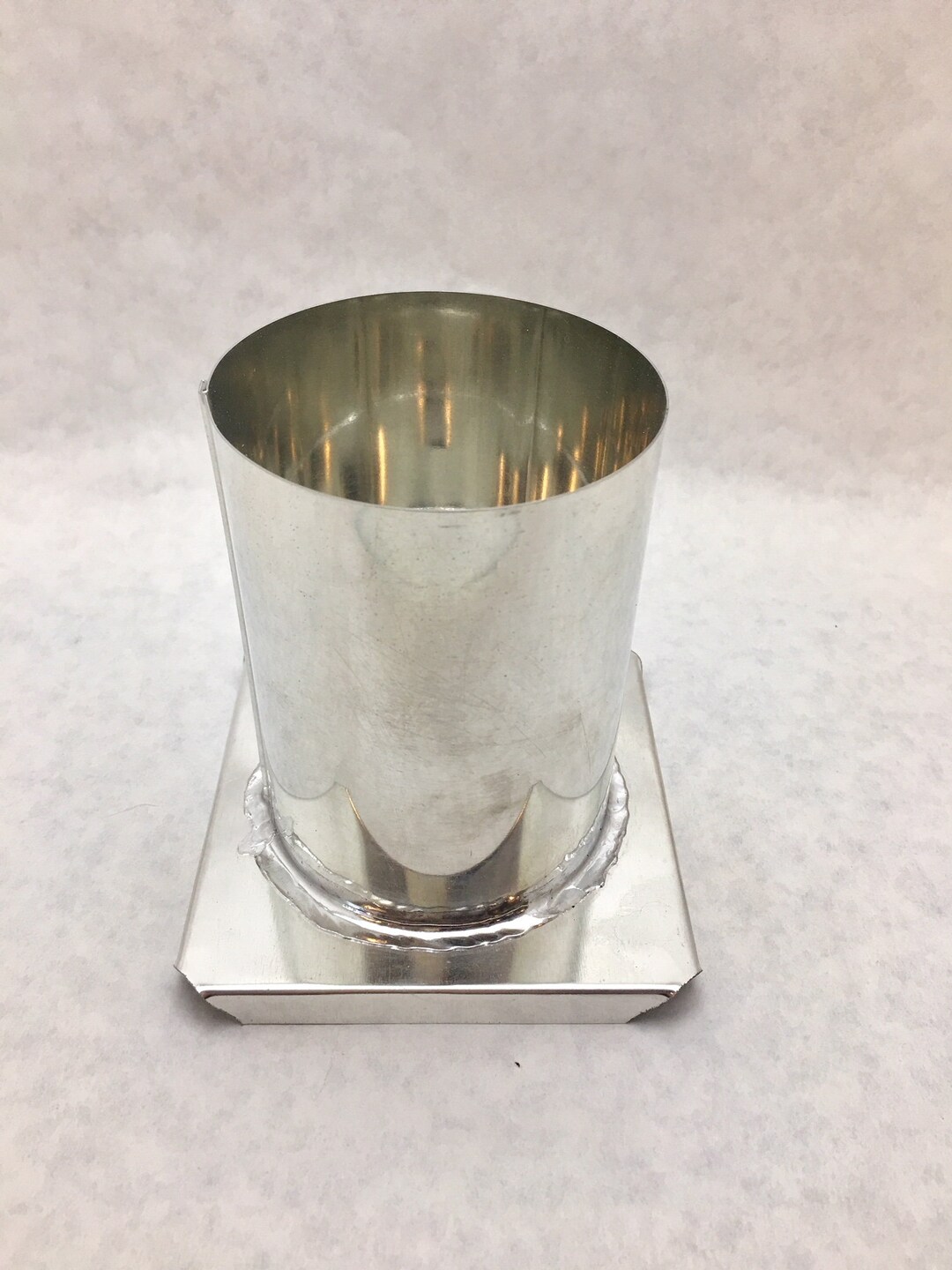Round Metal Pillar Candle Mold 4.5in X 4.5in - 3 Wick **special ...