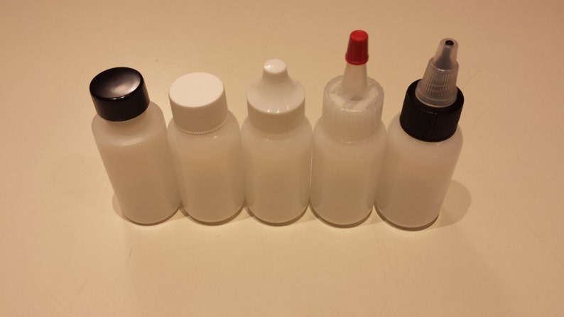 1oz Ounce Natural Plastic Bottles With Screw Cap 1 Dozen 12 - Etsy