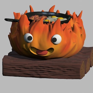Calcifer Ghibli STL - Etsy