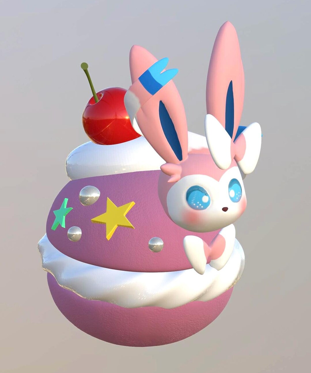 Sylveon Macaron Pokémon Collectible - Etsy