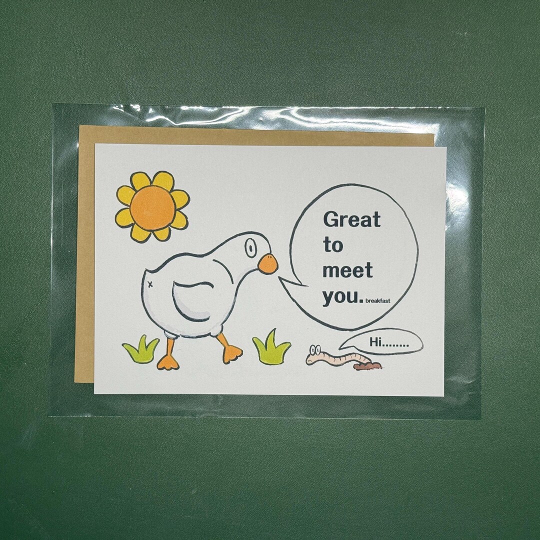 Great to Meet You. | Greeting Card | General Sentiments | Blank Card - Etsy