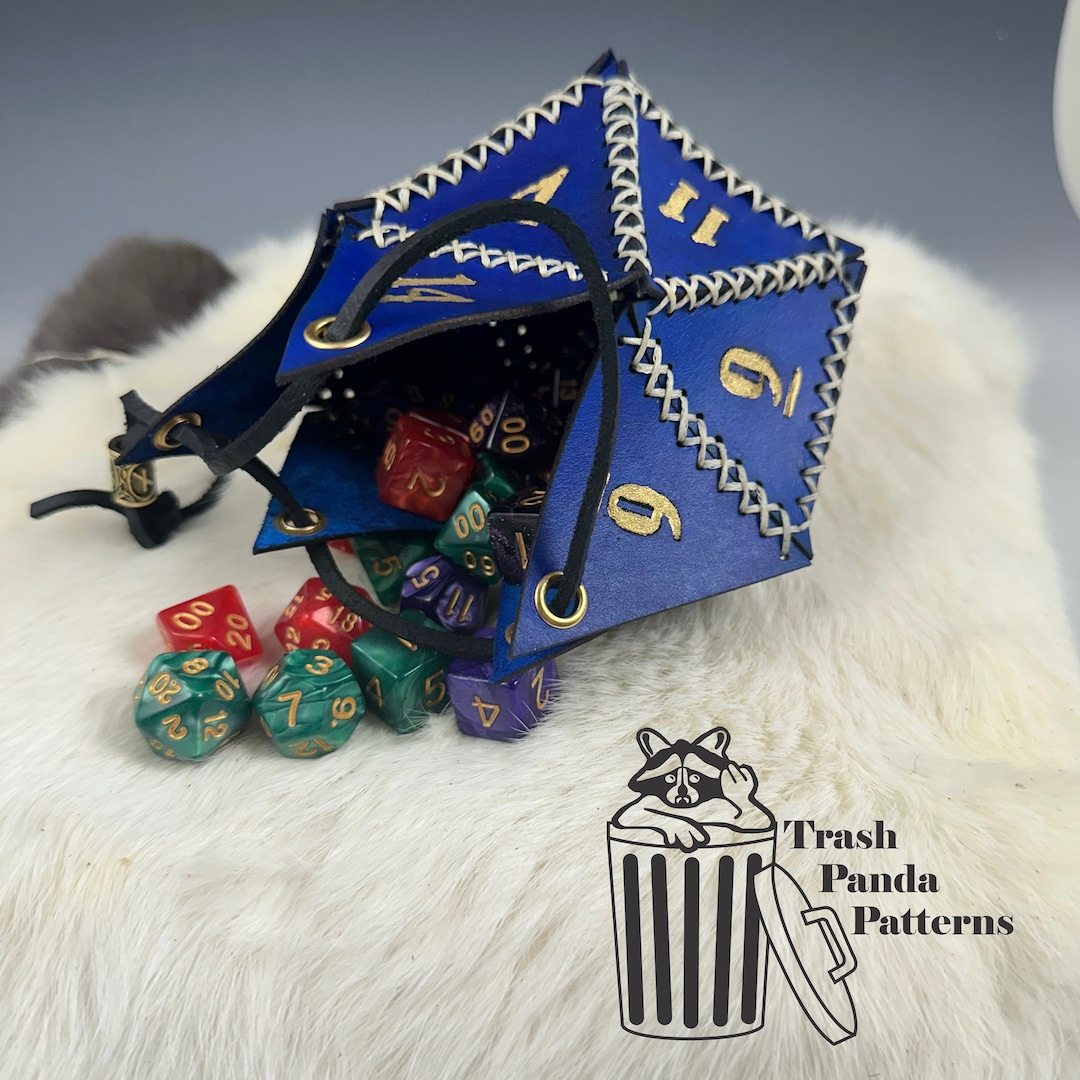 D20 Dice Bag Pattern - Etsy
