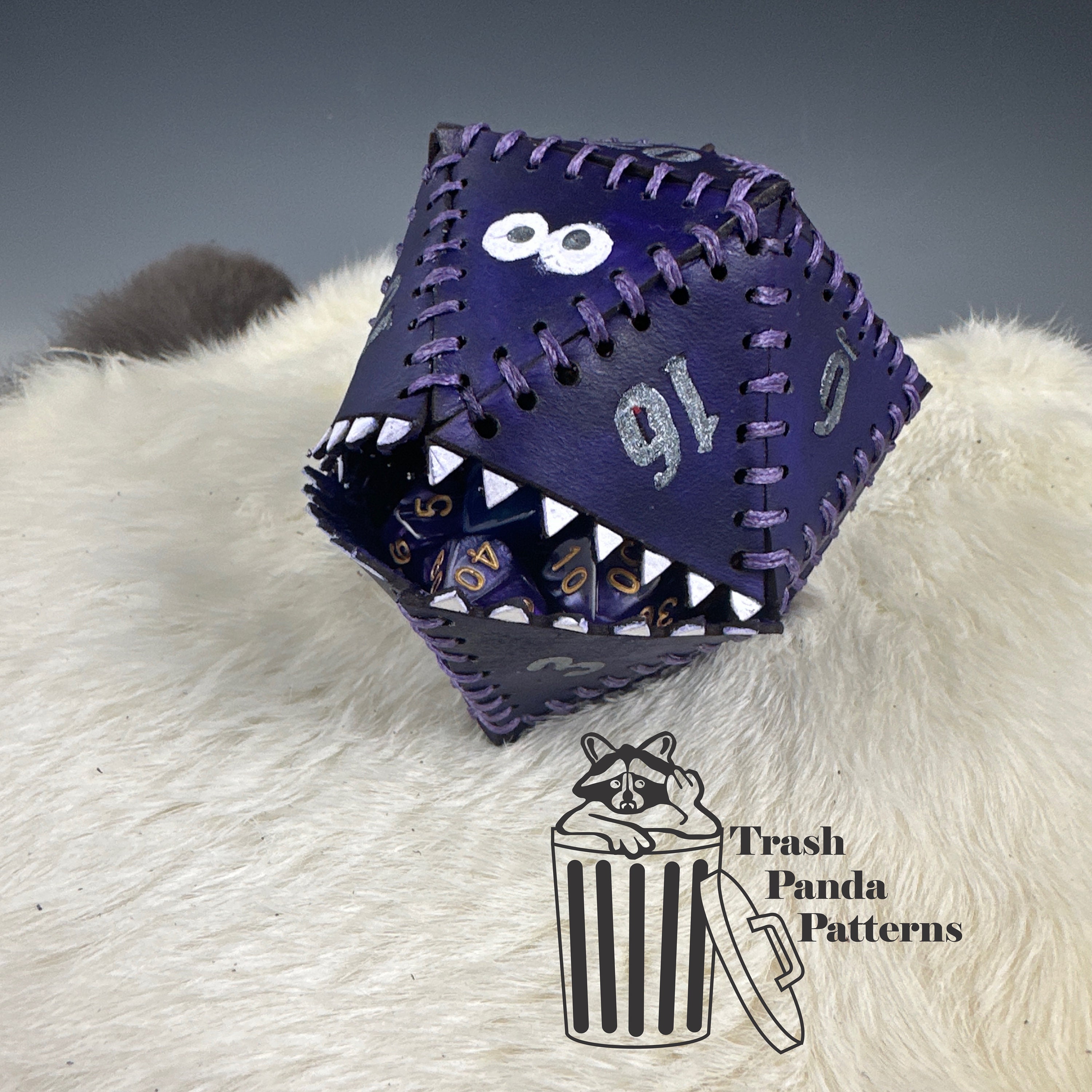 D20 Mimics Dice Bag Pattern - Etsy
