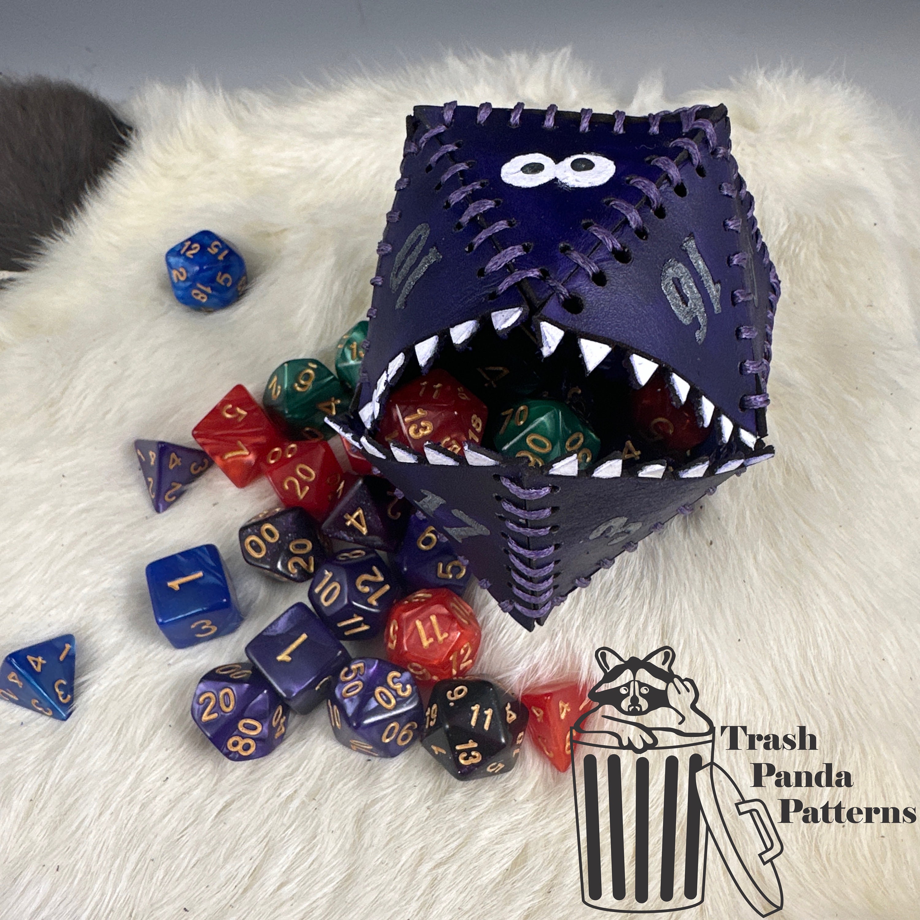 D20 Mimics Dice Bag Pattern - Etsy