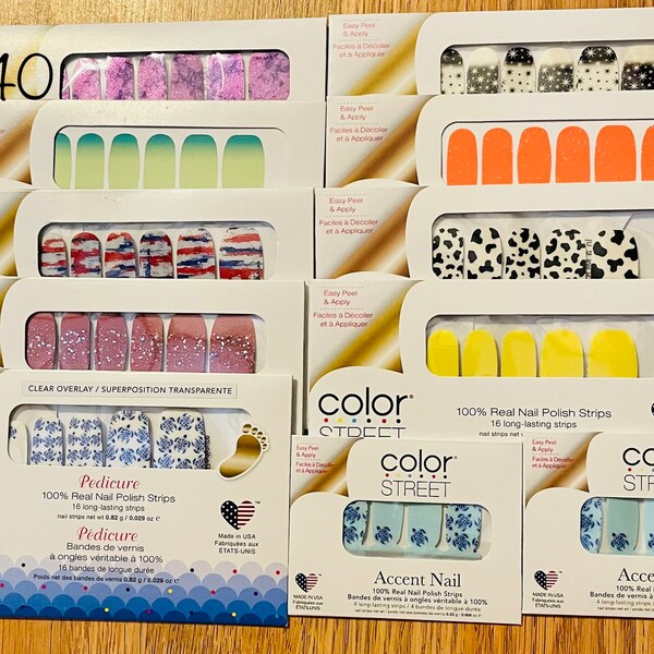 Color Street Pedi - Etsy