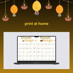 Diwali Bingo, Diwali Gift, Diwali Game, Diwali Decor, Laxmi, Desi Game ...