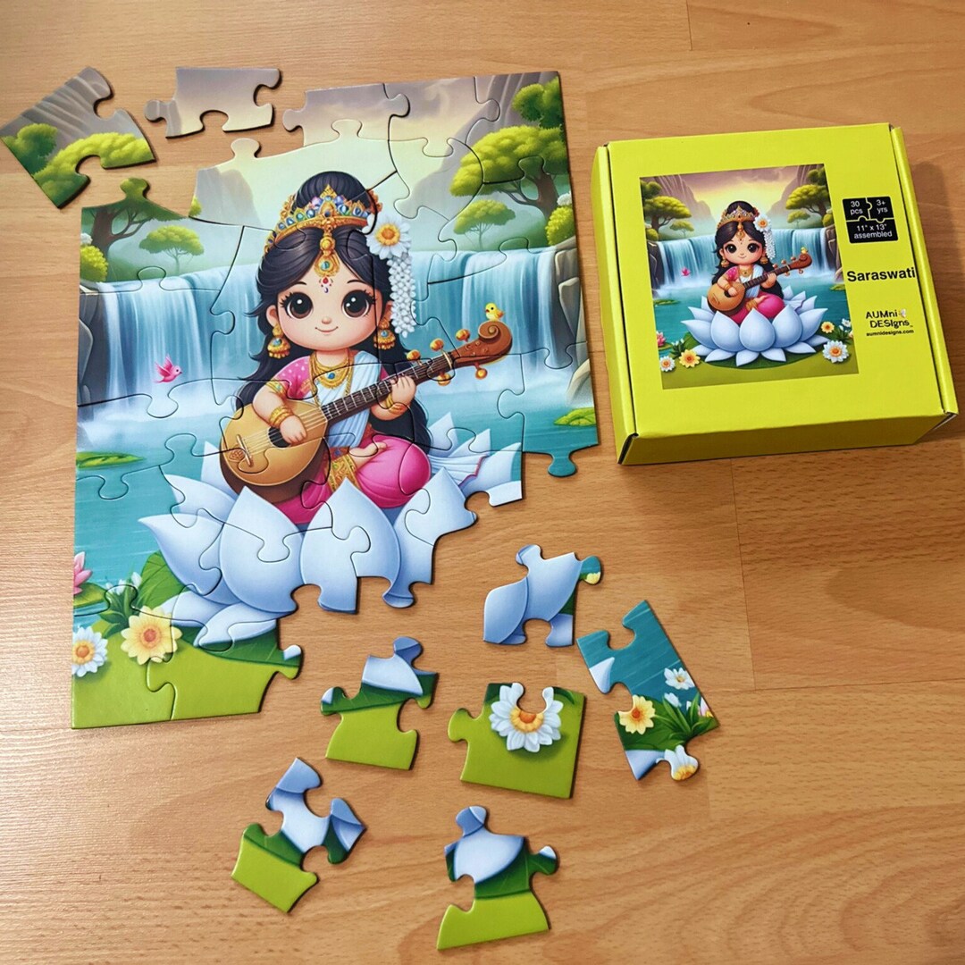Raksha Bandhan - Saraswati Jigsaw Puzzle, Laxmi, Birthday, Puja, Diwali ...