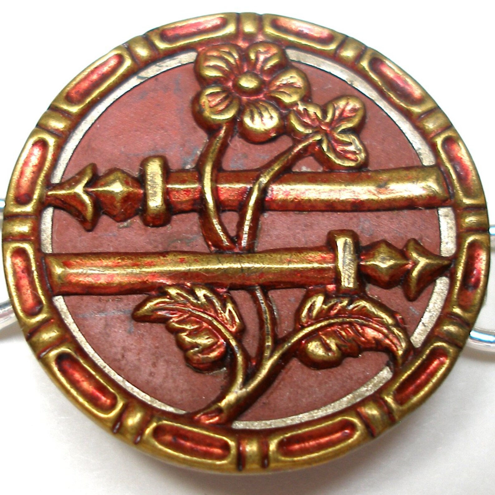 1800s Antique BUTTON Bracelet. Victorian Buttons in Gold & - Etsy