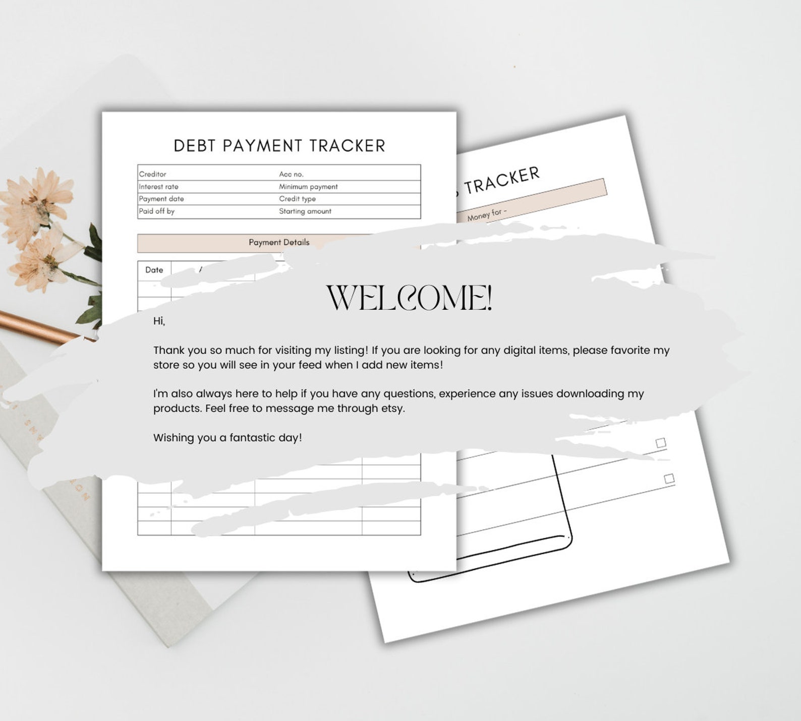 Personalized Finance, Journal, Custom Budget Planner, Money Tracker ...