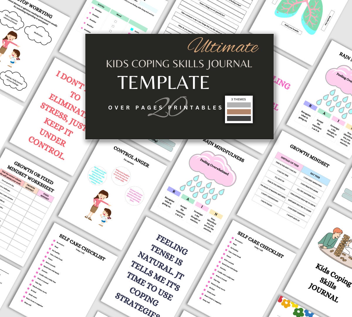 Coping Skills Bundle, Anxiety Coping Cards, Social Emotional Regulation ...