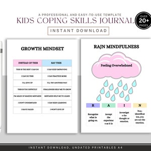 Coping Skills Bundle, Anxiety Coping Cards, Social Emotional Regulation ...