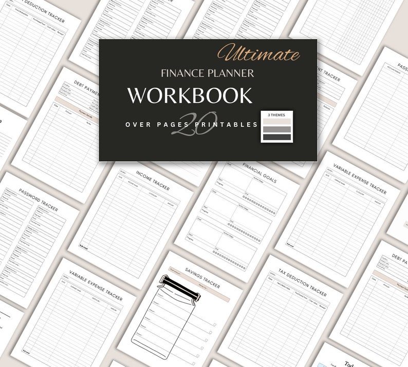 Personalized Finance, Journal, Custom Budget Planner, Money Tracker ...