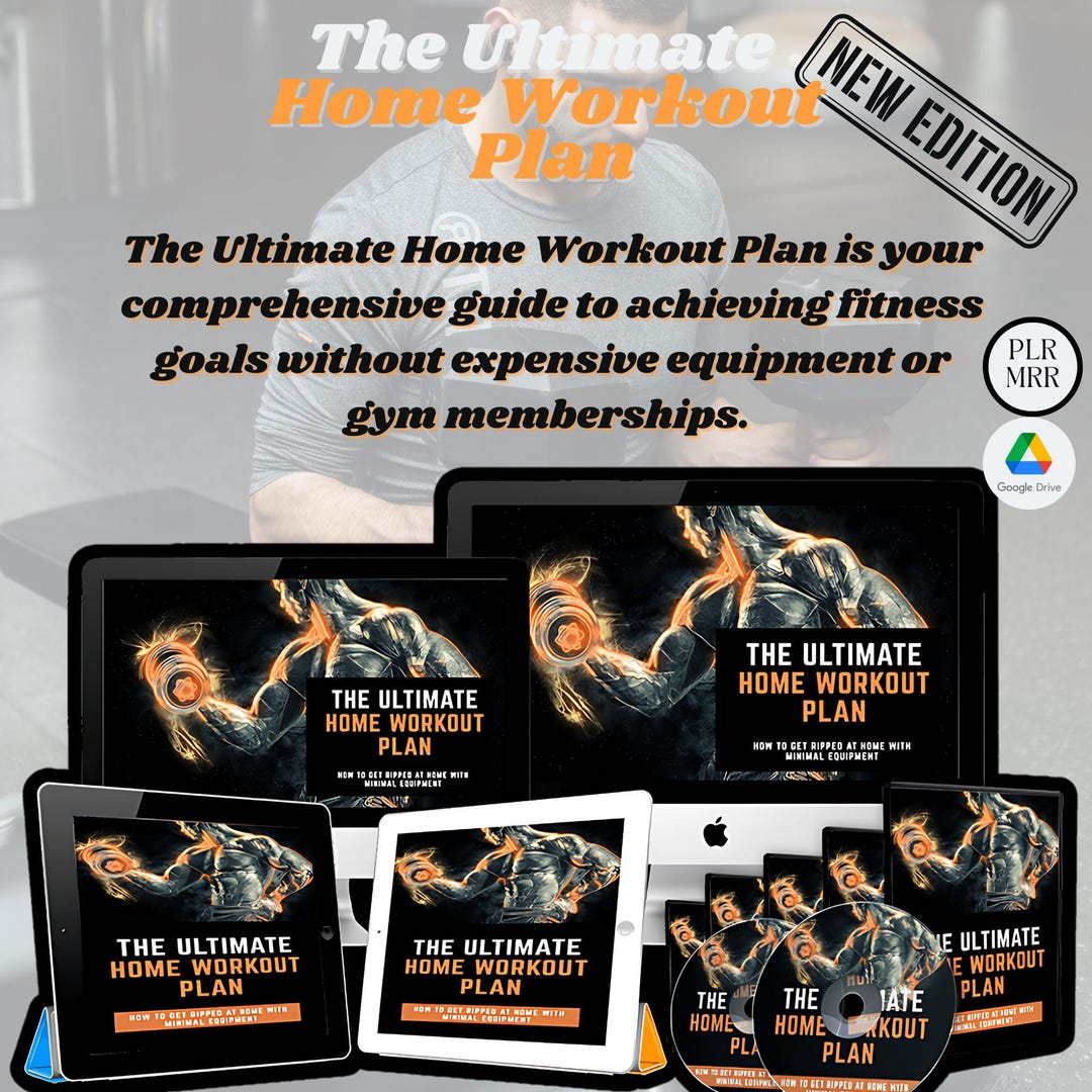 The Ultimate Home Workout Plan & Video Upgrade, No Equipment Fitness ...