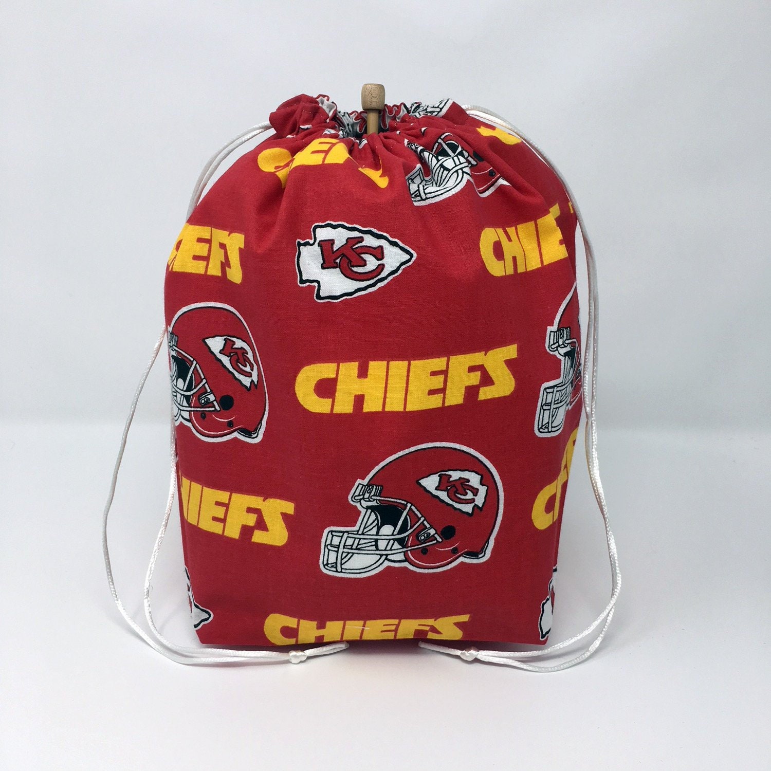 Kansas City Chiefs Drawstring Bag - Etsy