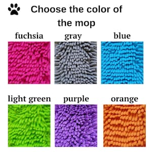 Embroidered Agility Leash With Mop and Bungee for Dog, Personalized ...