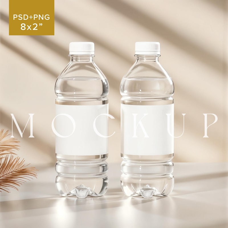 Water Bottle With 2 Logos - Etsy