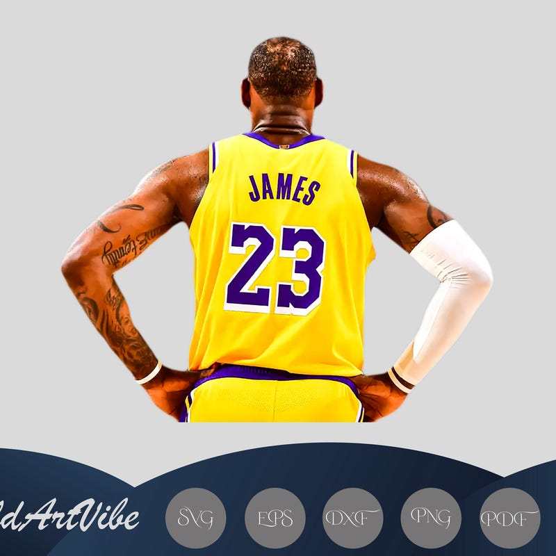 Lebron James Vector - Etsy