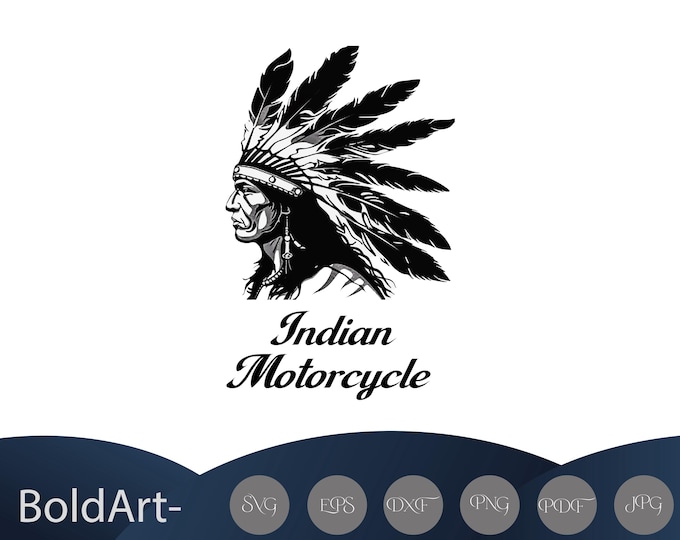 Indian Motorcycle Logo - Digital Files for Laser Cutting - Igs, Stl ...