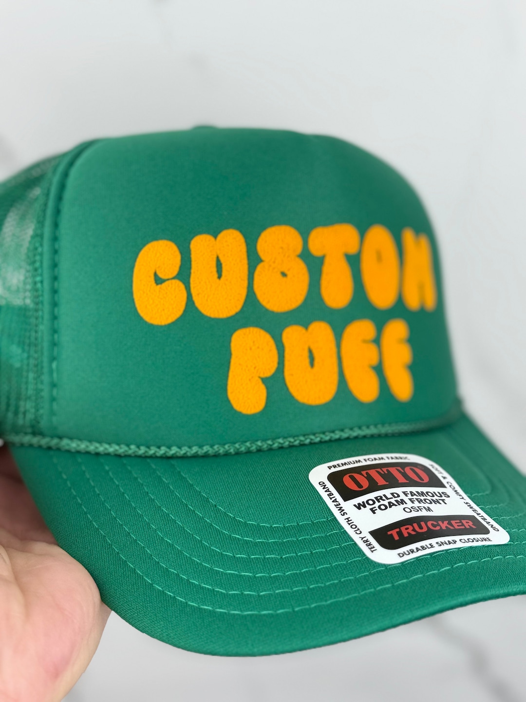 Custom Puff Hat, Puff Trucker Hat, Custom Foam Hat, Custom Party Hat ...