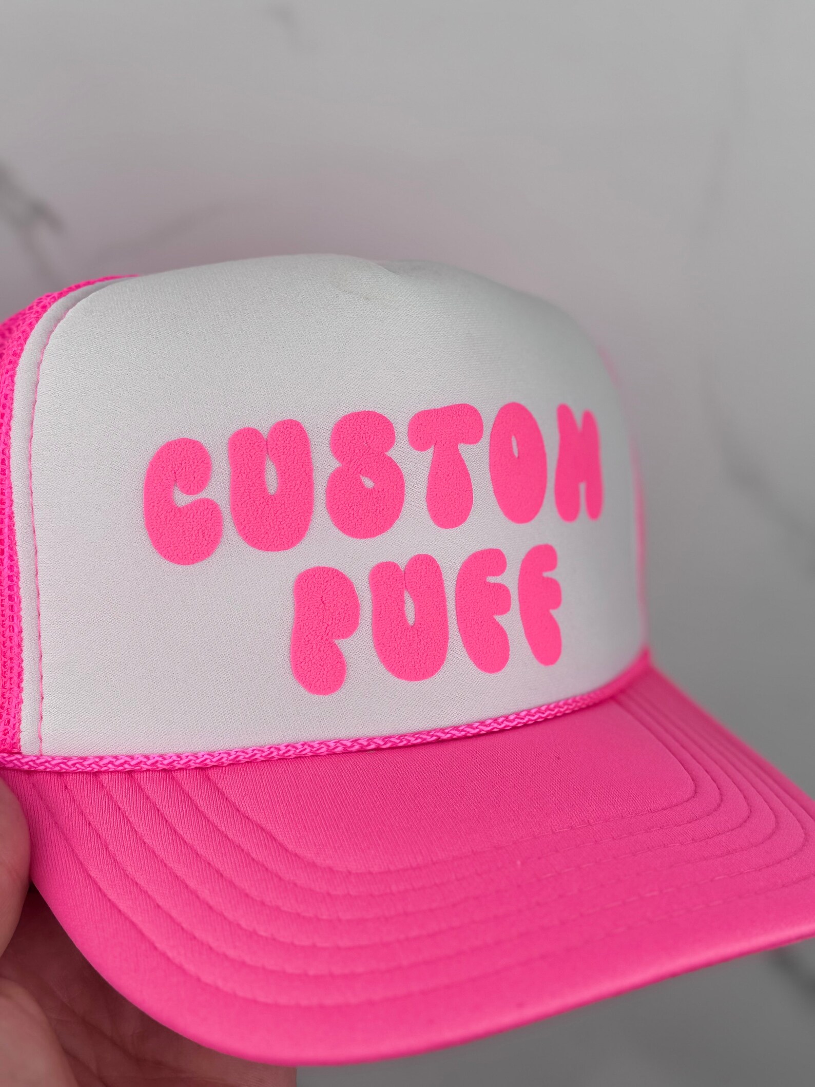 Custom Puff Hat, Puff Trucker Hat, Custom Foam Hat, Custom Party Hat ...