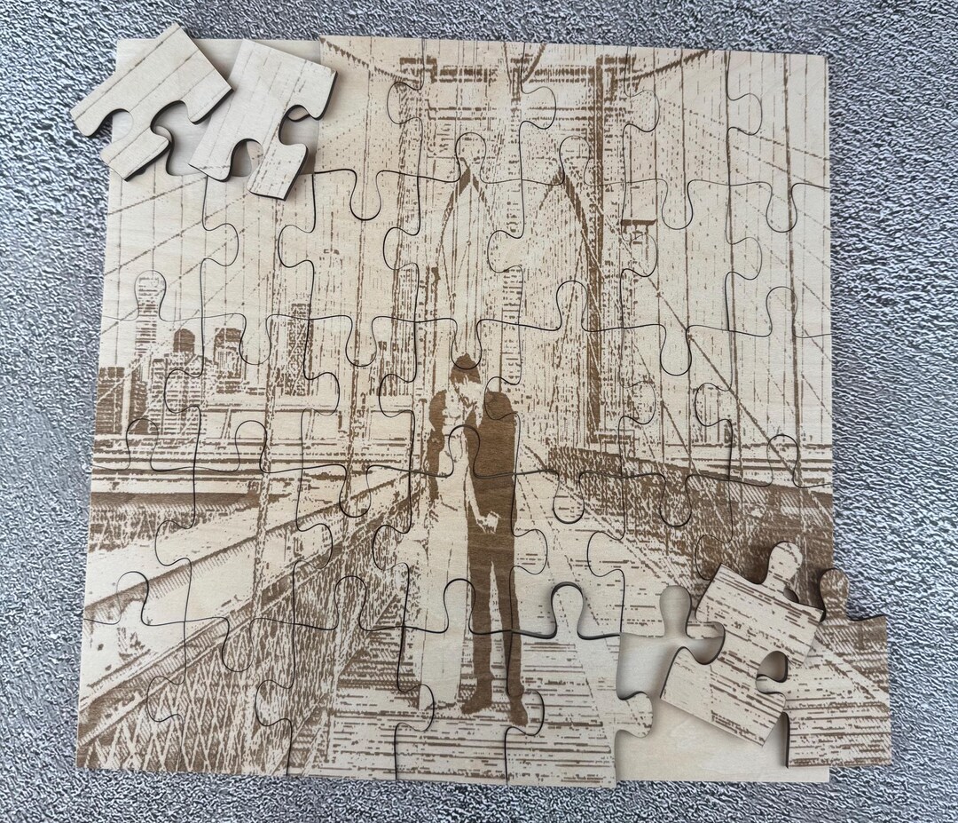 Wooden Custom Family Puzzle Photo, Personalized Puzzle Photo, Wooden ...