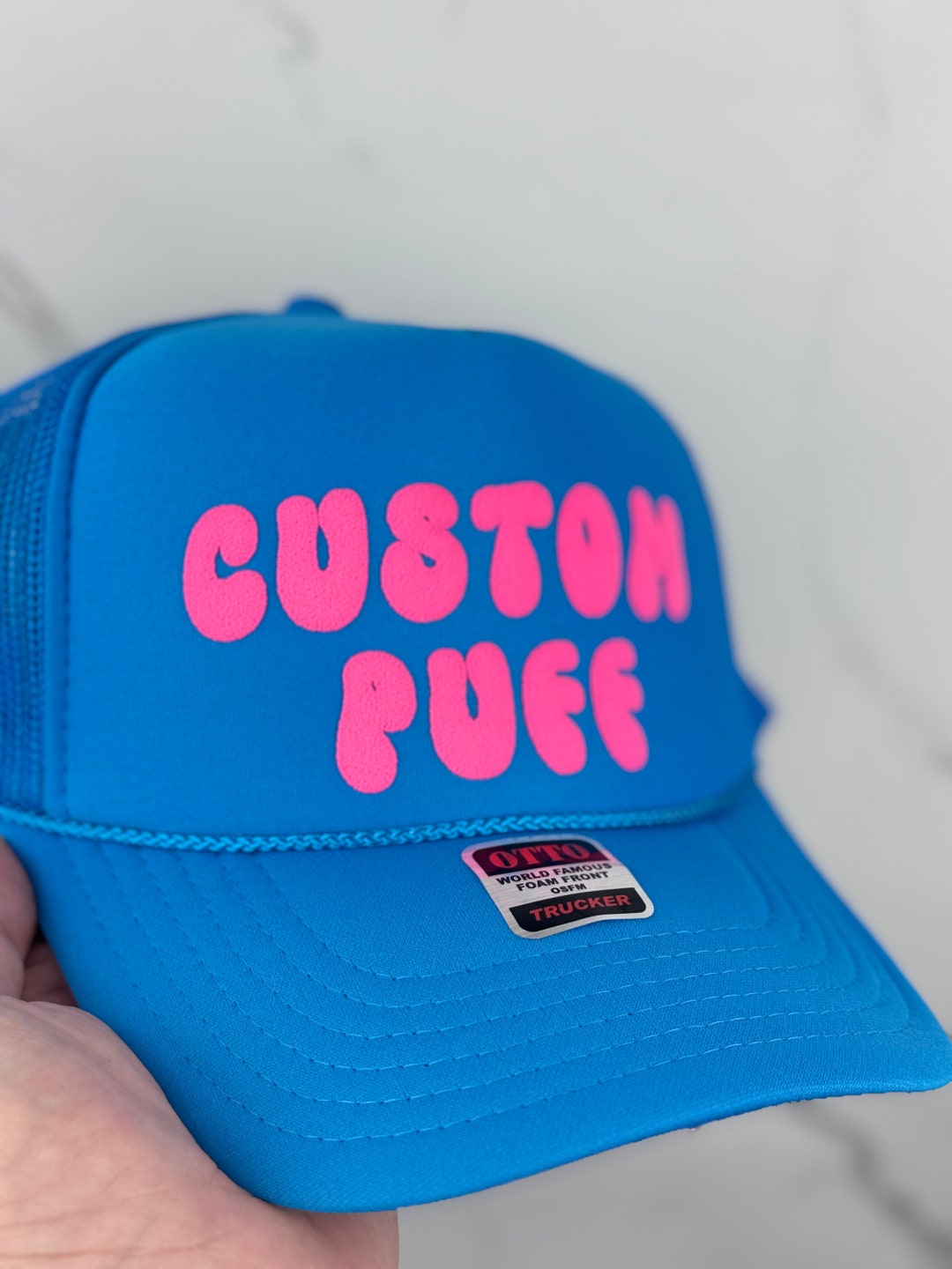 Custom Puff Hat, Puff Trucker Hat, Custom Foam Hat, Custom Party Hat ...