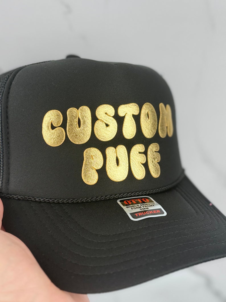 Custom Puff Hat, Puff Trucker Hat, Custom Foam Hat, Custom Party Hat ...