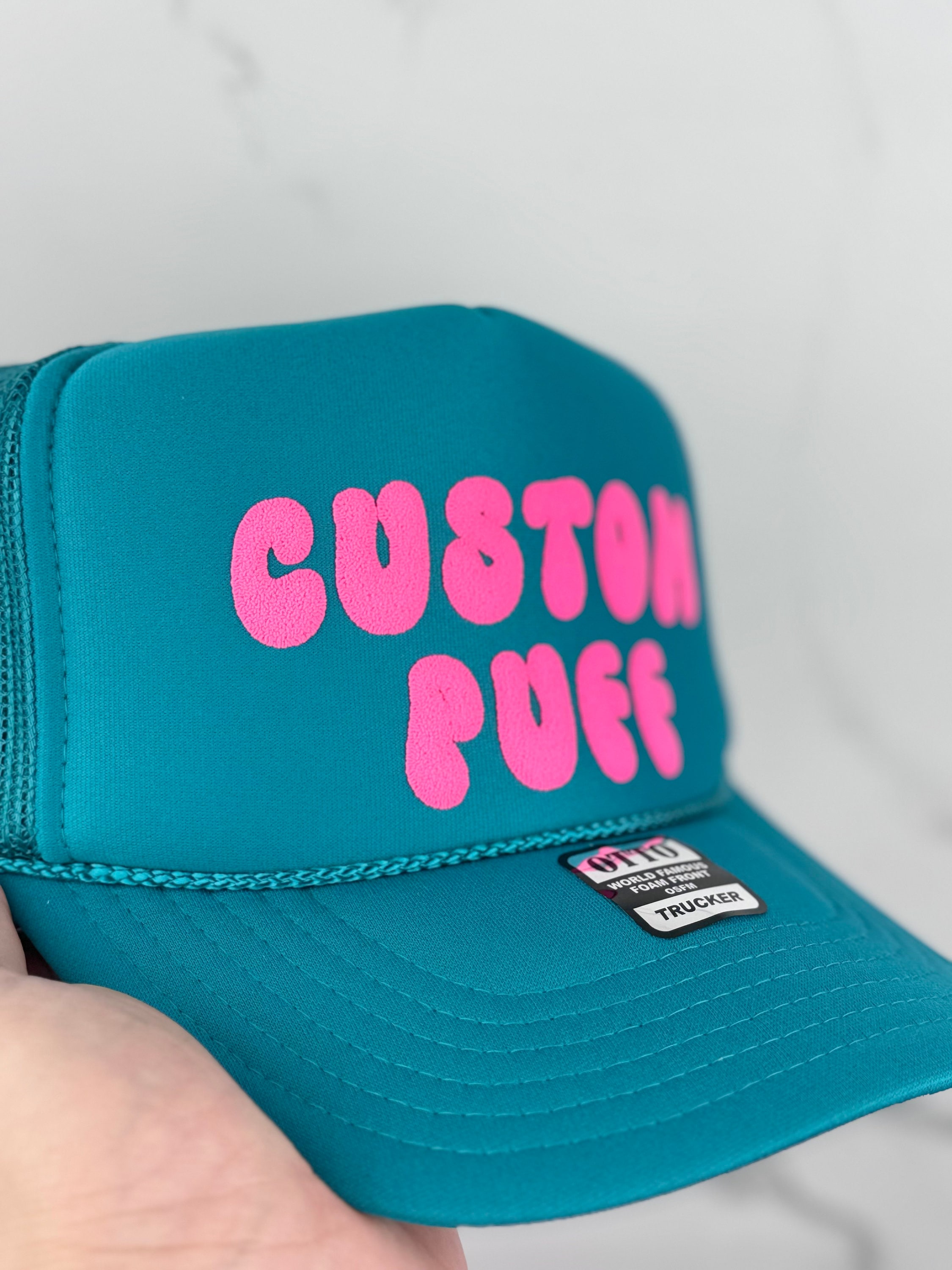 Custom Puff Hat, Puff Trucker Hat, Custom Foam Hat, Custom Party Hat ...