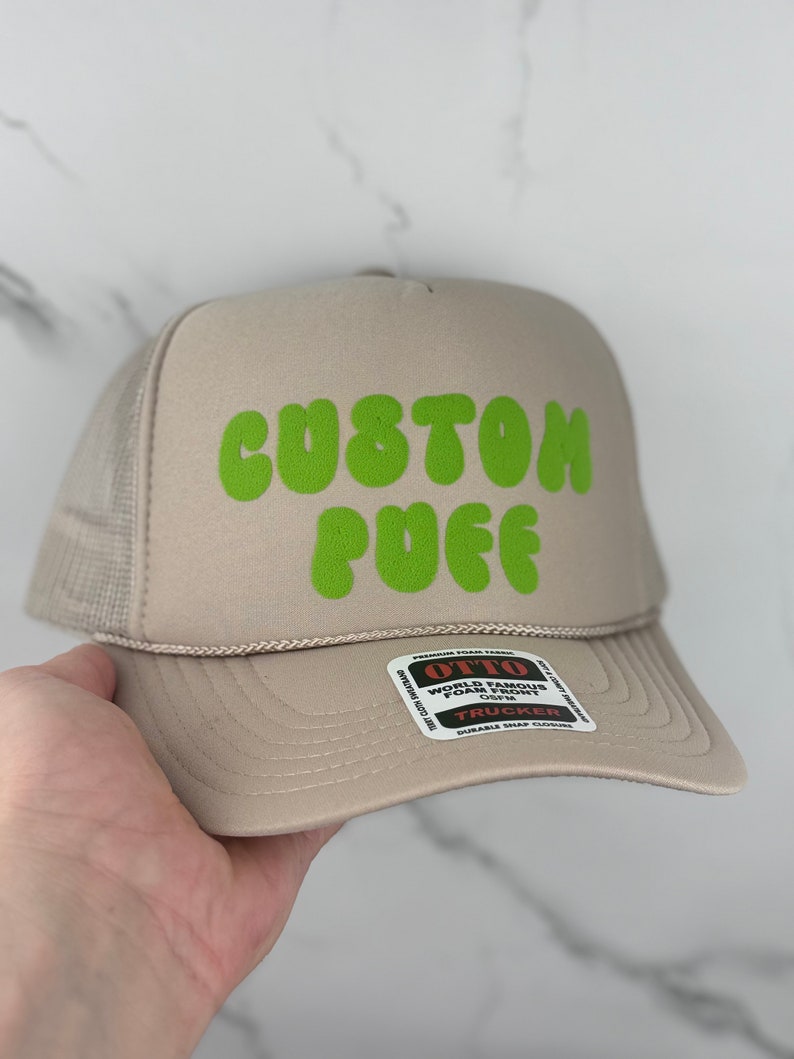 Custom Puff Hat, Puff Trucker Hat, Custom Foam Hat, Custom Party Hat ...