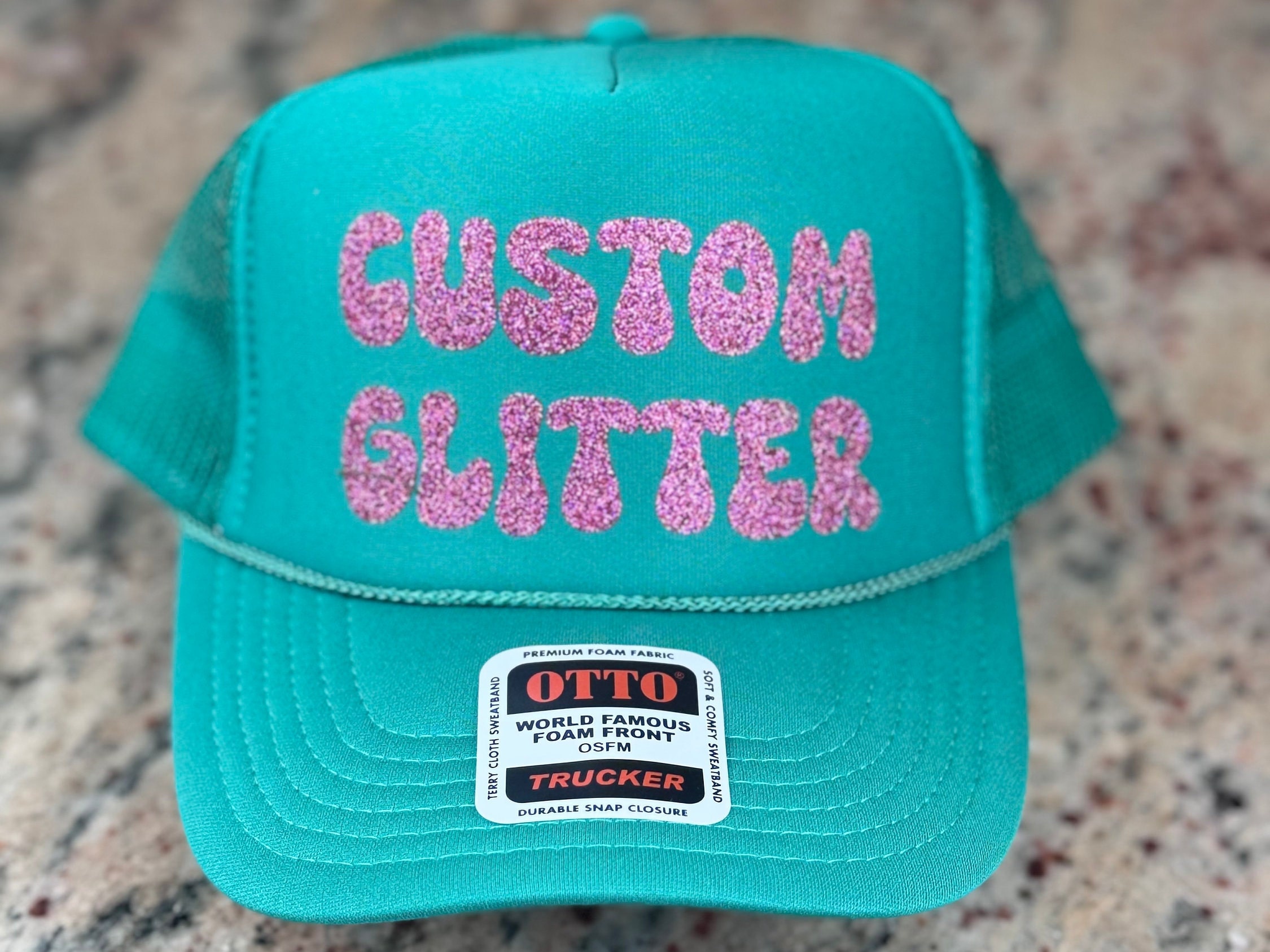 Custom Glitter Hat, Glitter Trucker Hat, Glitter Party Hat, Glitter ...