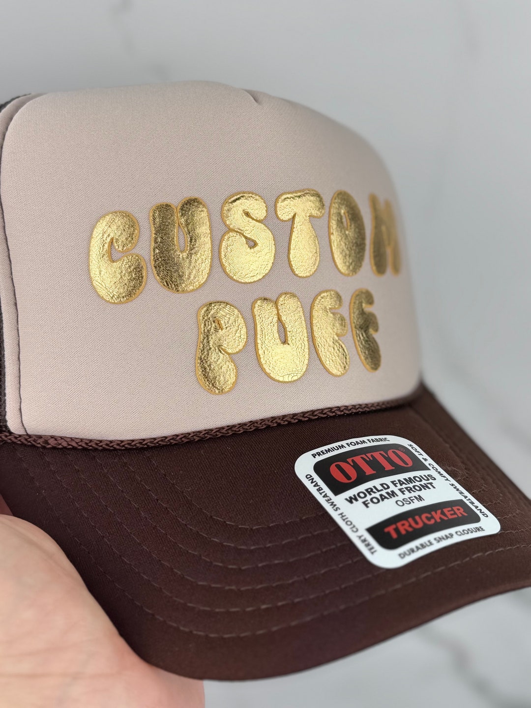 Custom Puff Hat, Puff Trucker Hat, Custom Foam Hat, Custom Party Hat ...