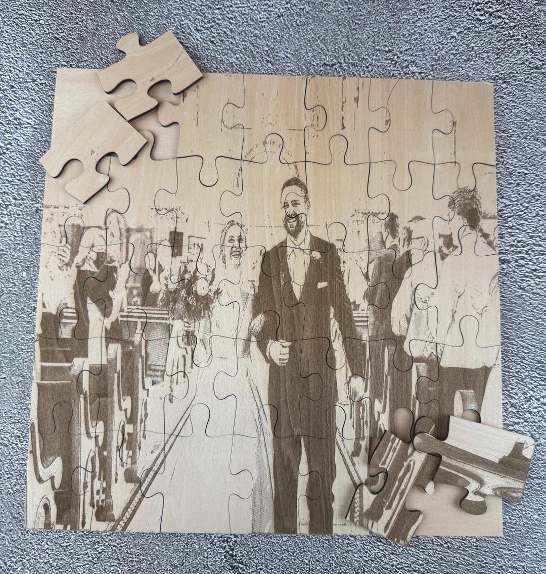 Wooden Custom Family Puzzle Photo, Personalized Puzzle Photo, Wooden ...