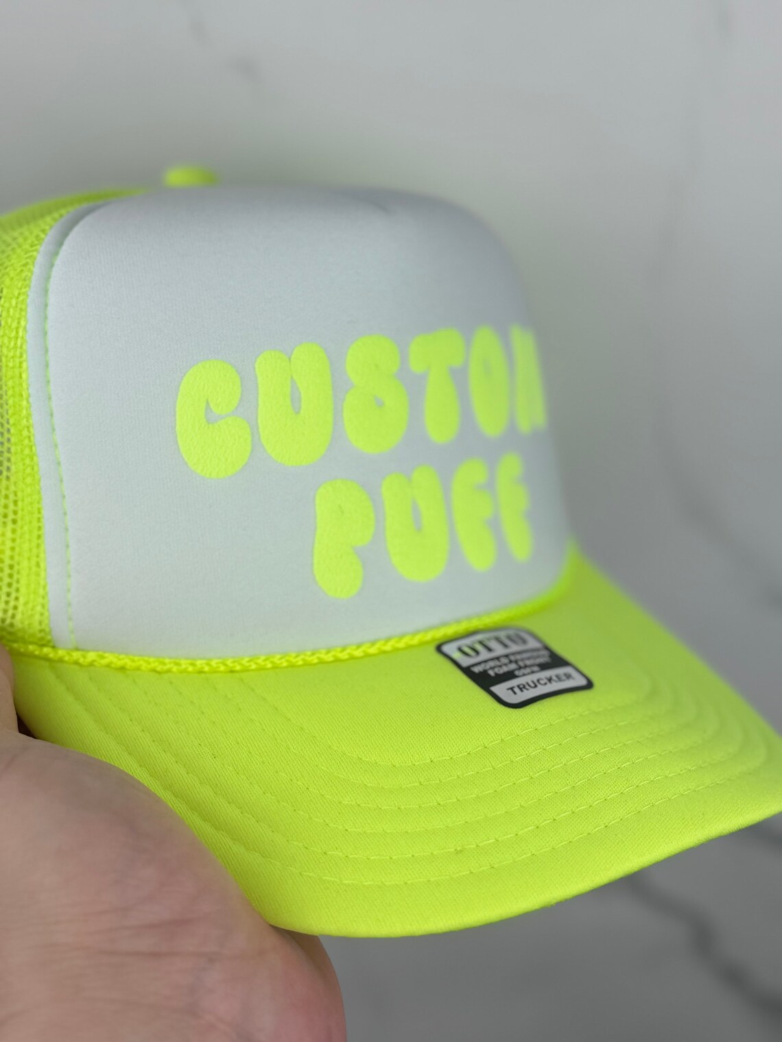 Custom Puff Hat, Puff Trucker Hat, Custom Foam Hat, Custom Party Hat ...