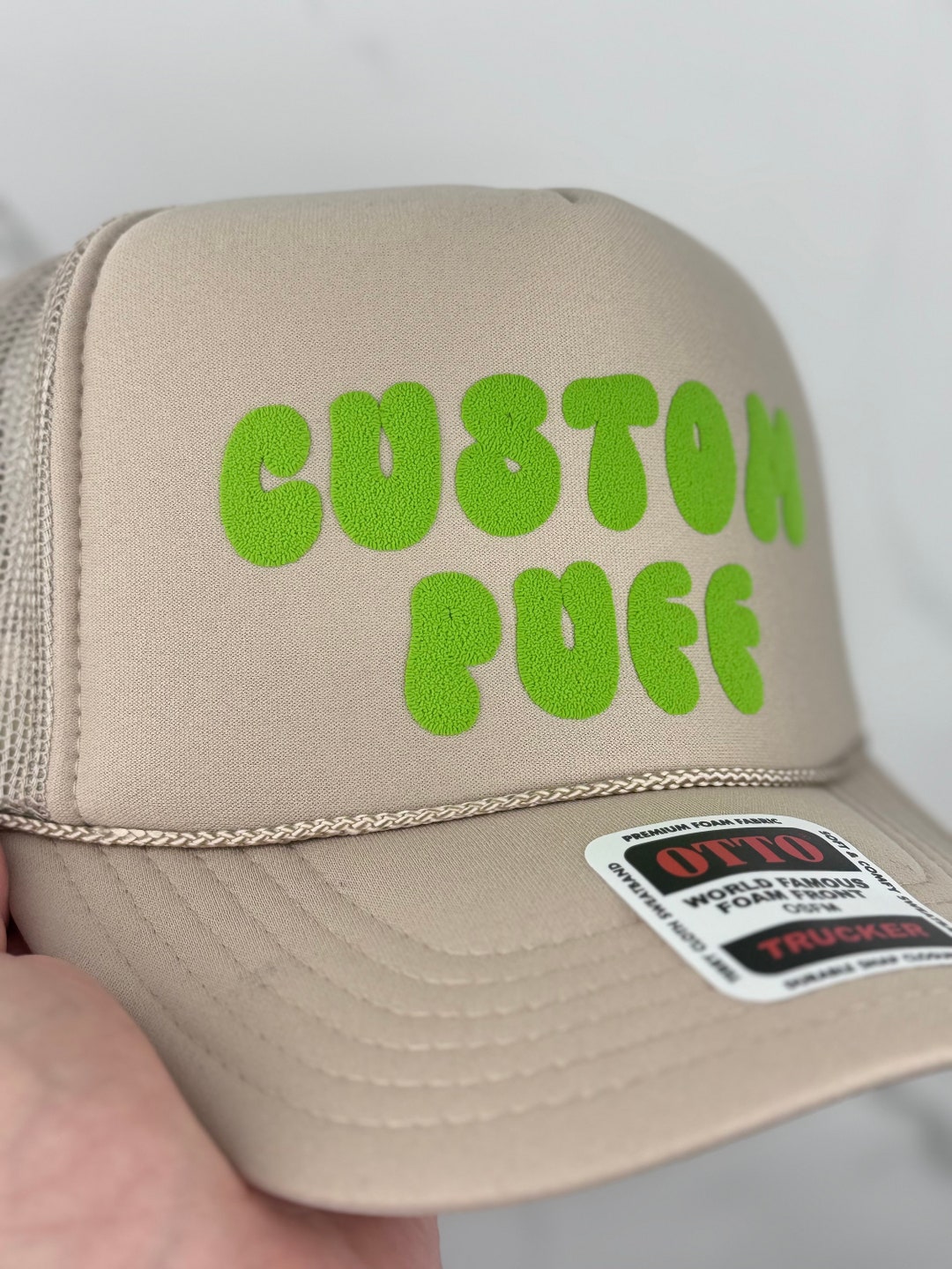 Custom Puff Hat, Puff Trucker Hat, Custom Foam Hat, Custom Party Hat ...