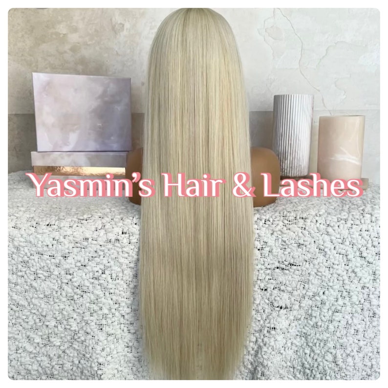 Made to Order Platinum Blonde Eastern European HD Lace Wig - Etsy
