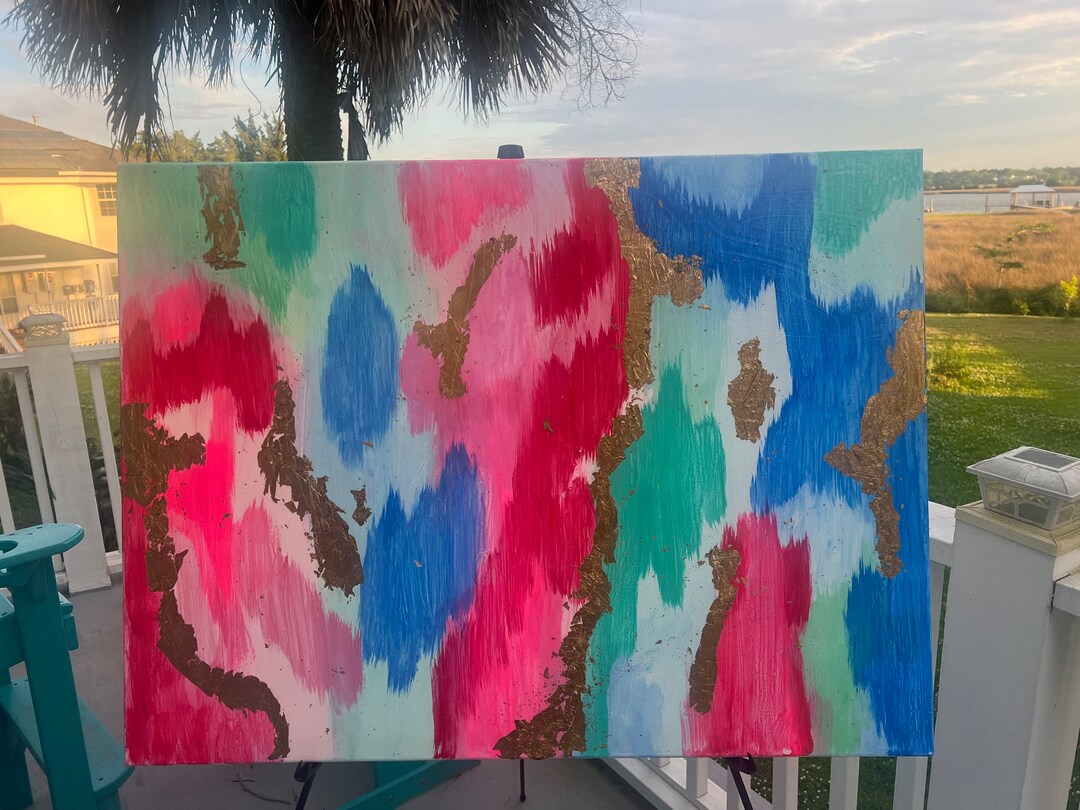 Preppy Painting - Etsy