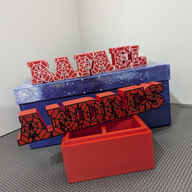 Spider Man Name Plate - Etsy