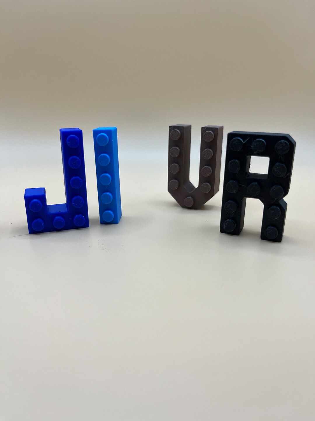 Thick Mini Brick-style Letters/alphabet | Lego-brick Compatible ...