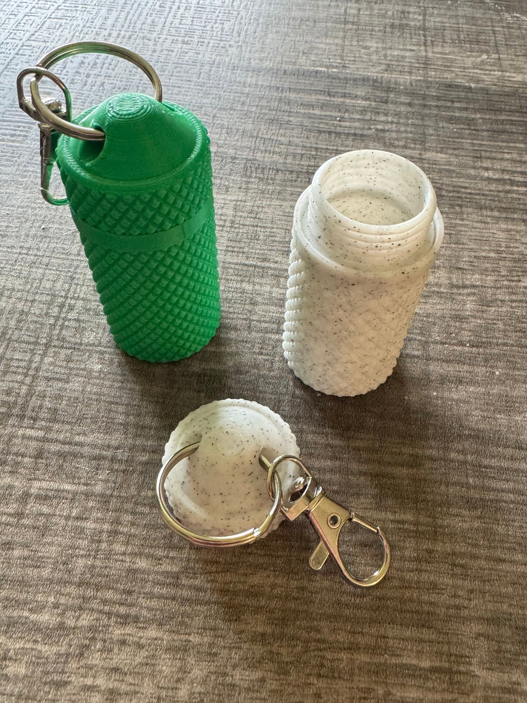 Pill Bottle Key Chain Fdm/3d-printed - Etsy