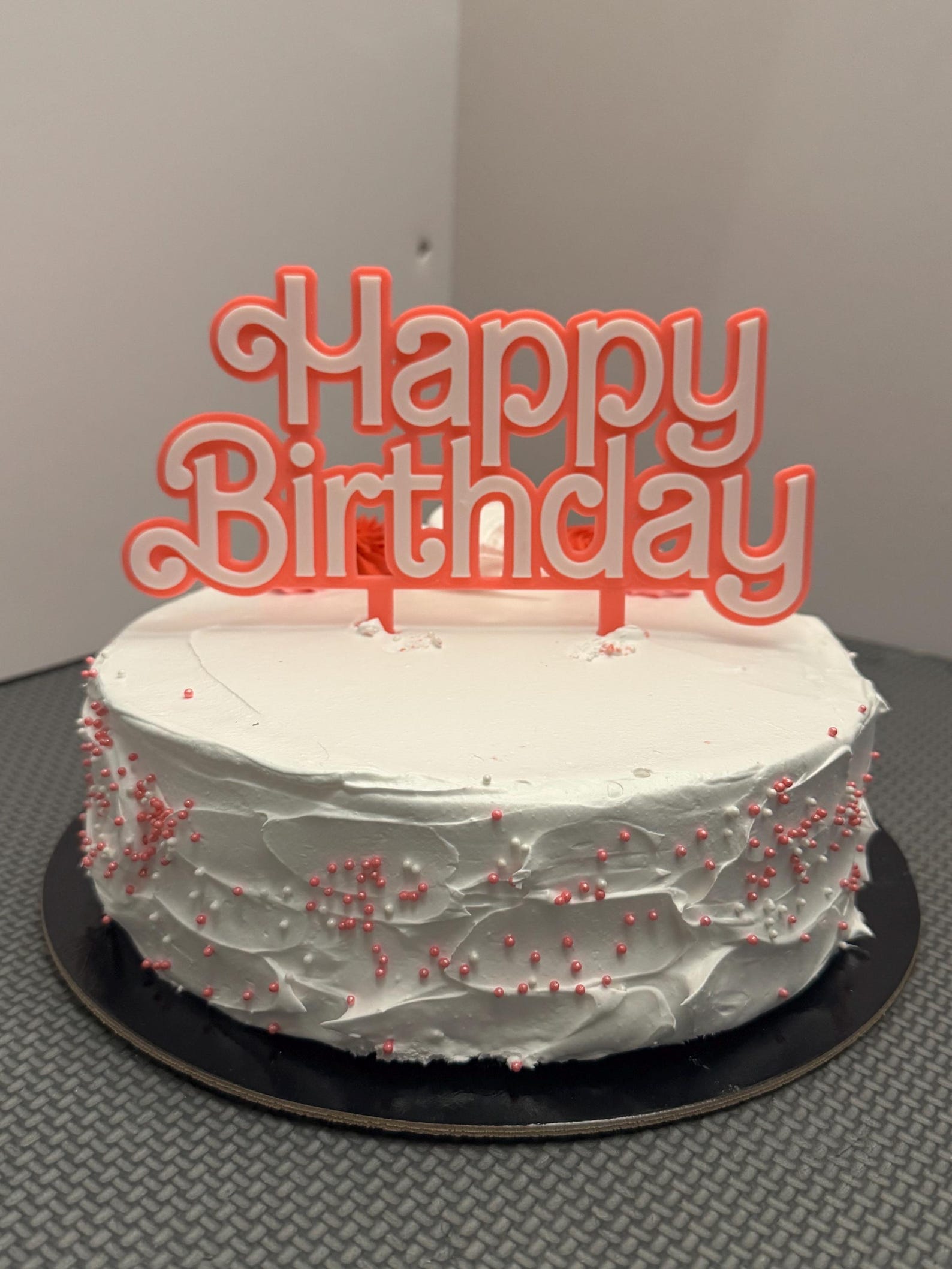 Girls Happy Birthday Cake Topper Sign | Doll Inspired Cake Topper ...