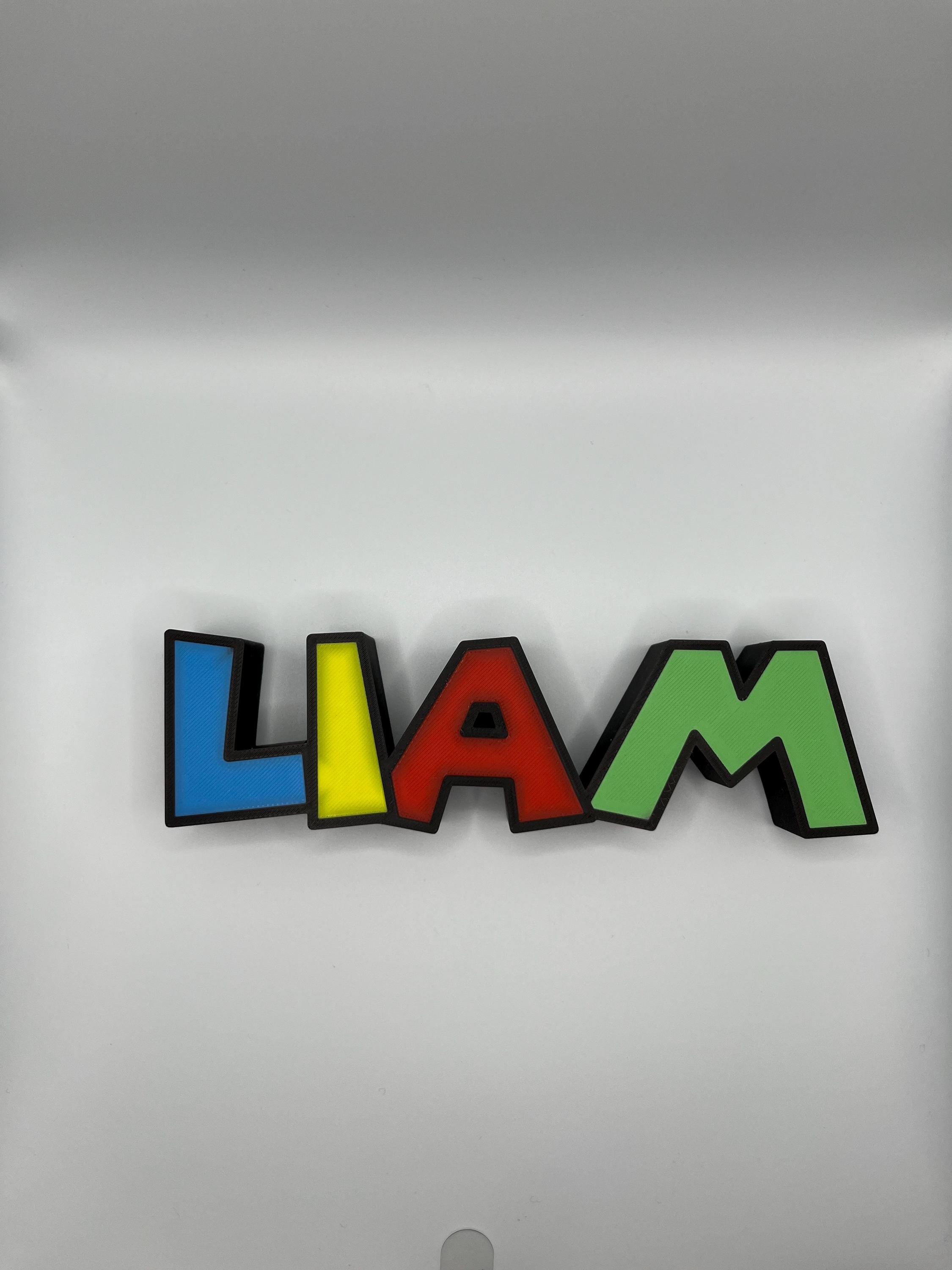 Personalized Super Mario Name Sign | Custom Name Plate | Shelf/kid Sign ...