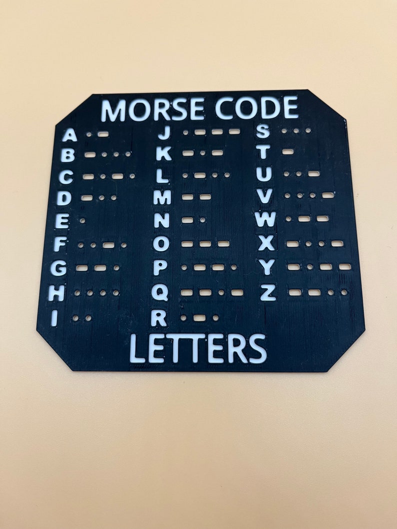 Morse Code Drawing Alphabet / Numbers | Teach Yourself Morse Code! | 3D ...