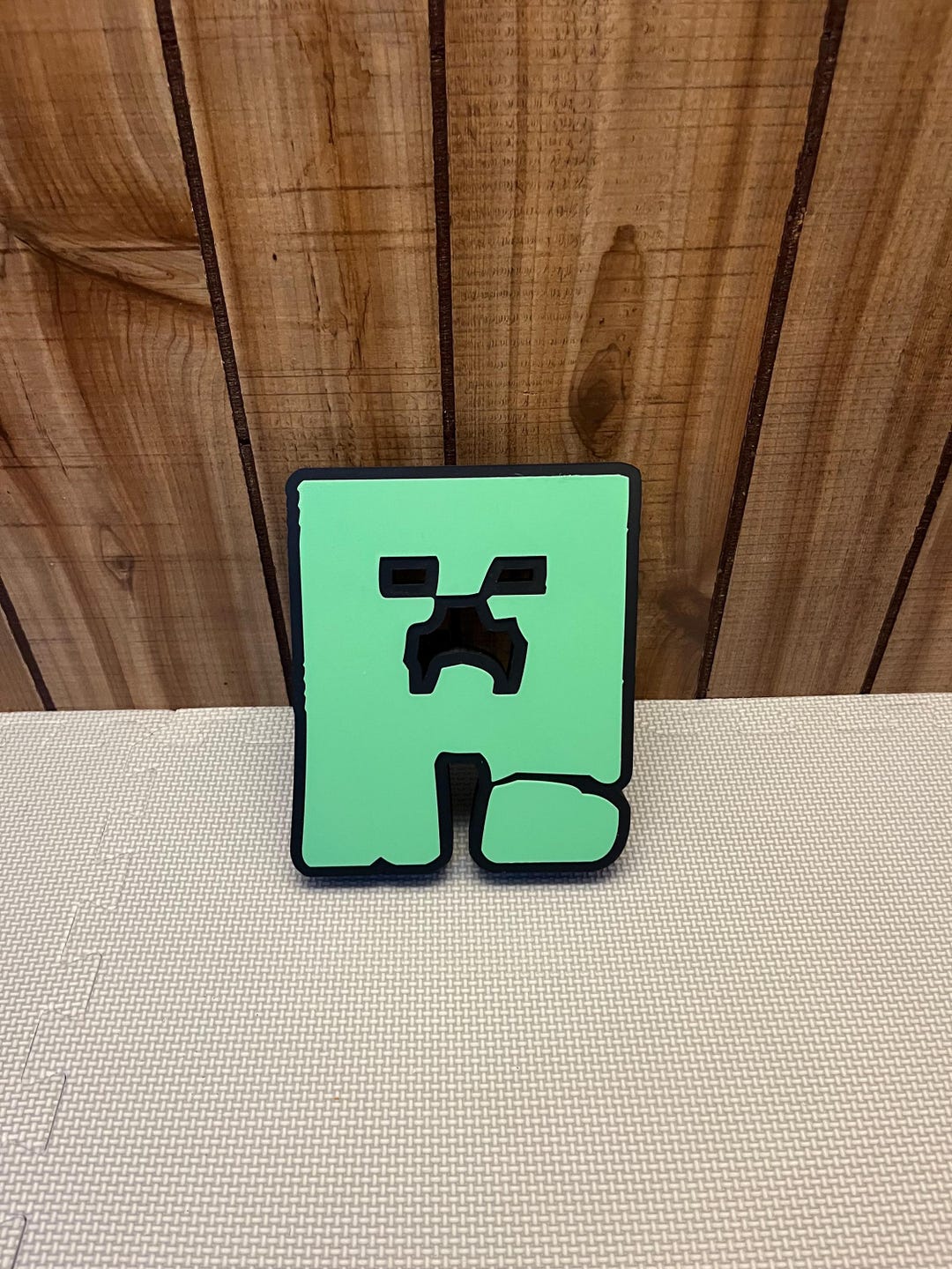 MC Letter Sign | Creeper Wall Sign | Letter Wall Sign | A-z or 0-9 ...
