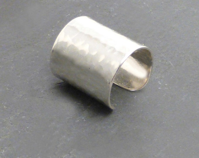 Zen Ear Cuff, Extra WIDE, 100% Handmade, Lotus Ear Cuff, Zen Yoga Reiki ...