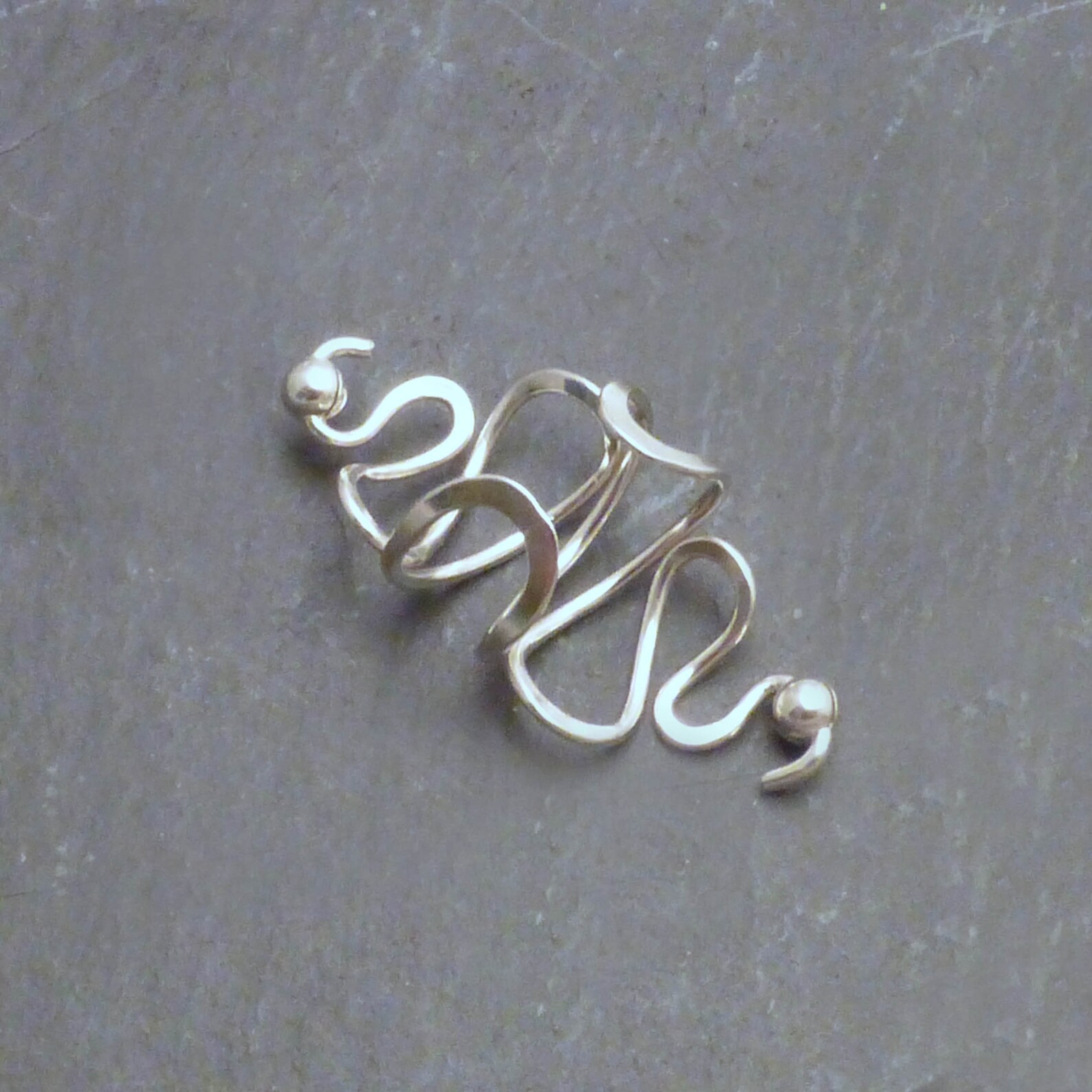 Handcrafted Sterling Ear Cuff VERY EXTRAVAGANT EARCUFF 925 - Etsy