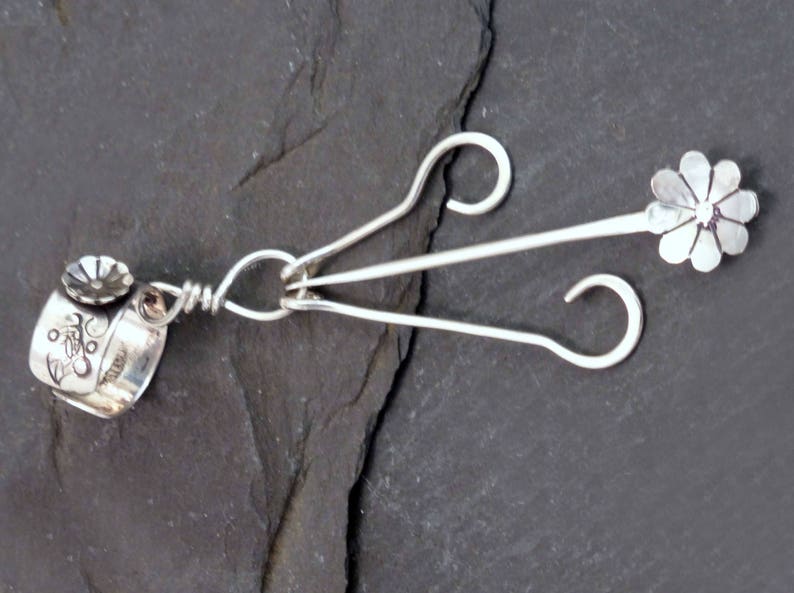 SPRING BOUQUET Ear Cuff Handcrafted Sterling Silver 925 - Etsy